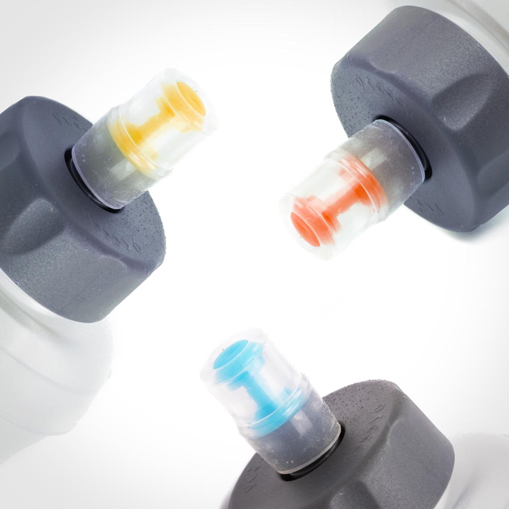 HYDRAFOOD STRAW WITH BLUE / ORANGE / YELLOW VALVES – WEIS USA / AMÉRICA